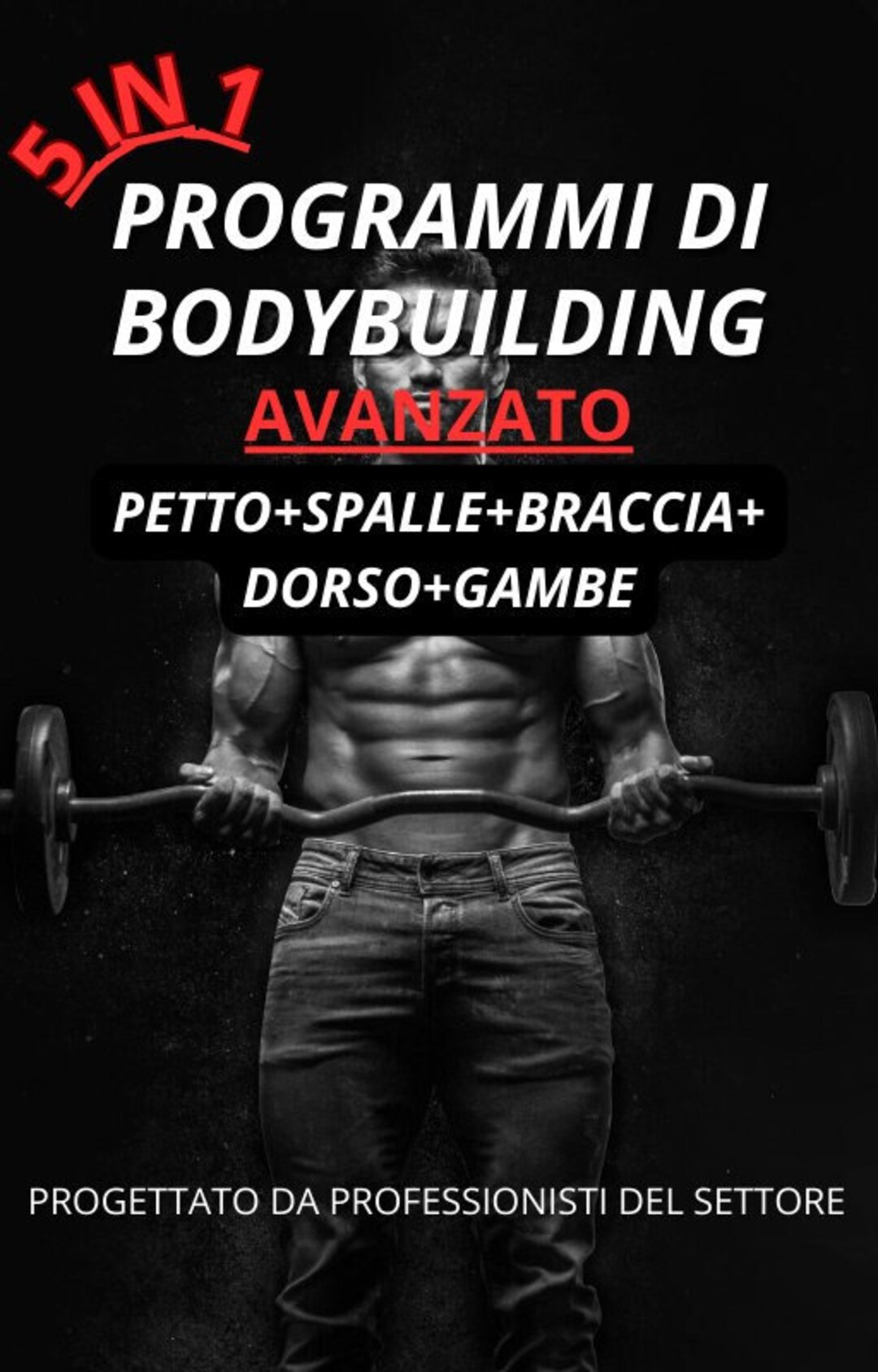 Advanced Bodybuilding Programs. 5 Training Cards in 1. Target Muscle ...