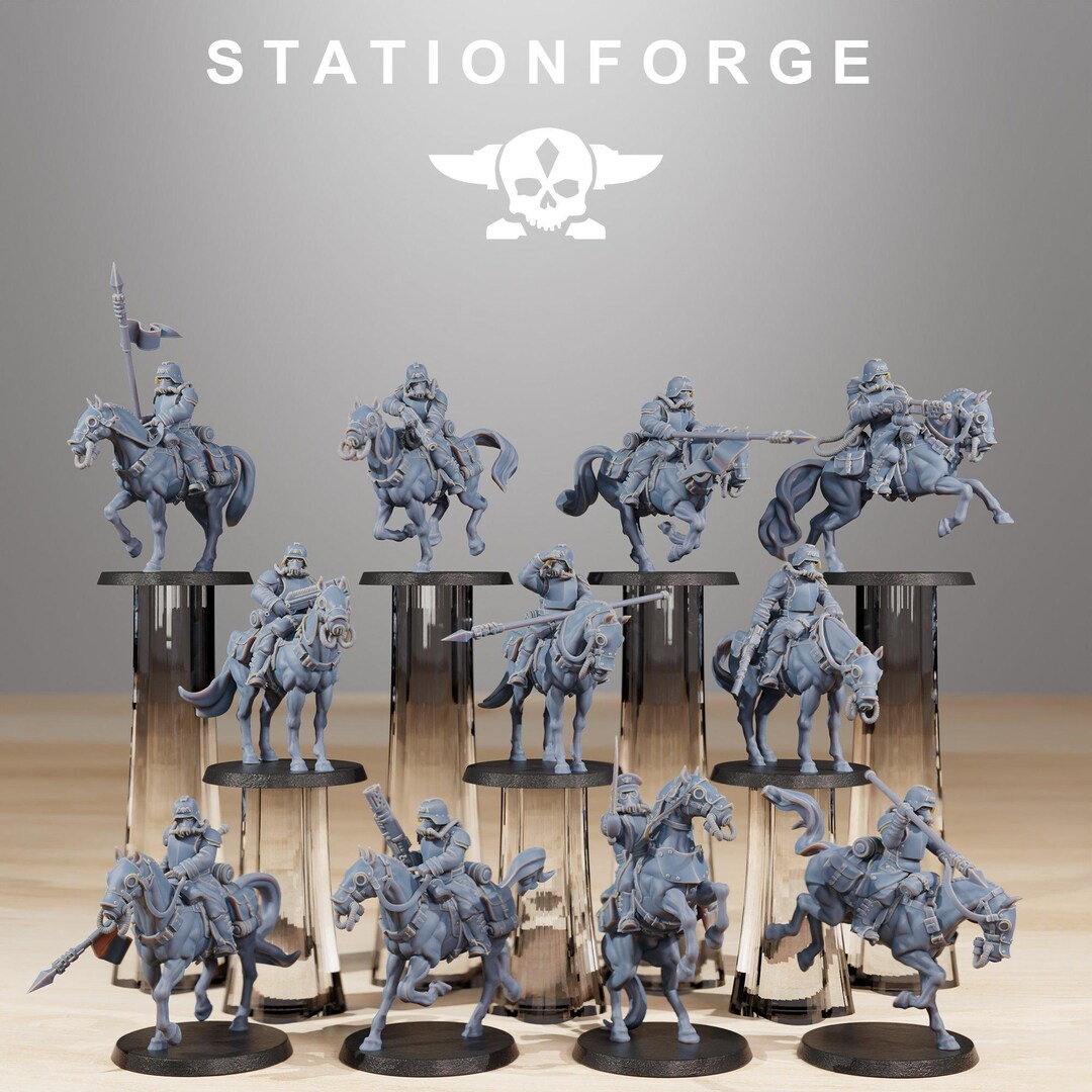 STL Bundle Tabletop Miniatures Grimdark Future 3D Print File Stls ...