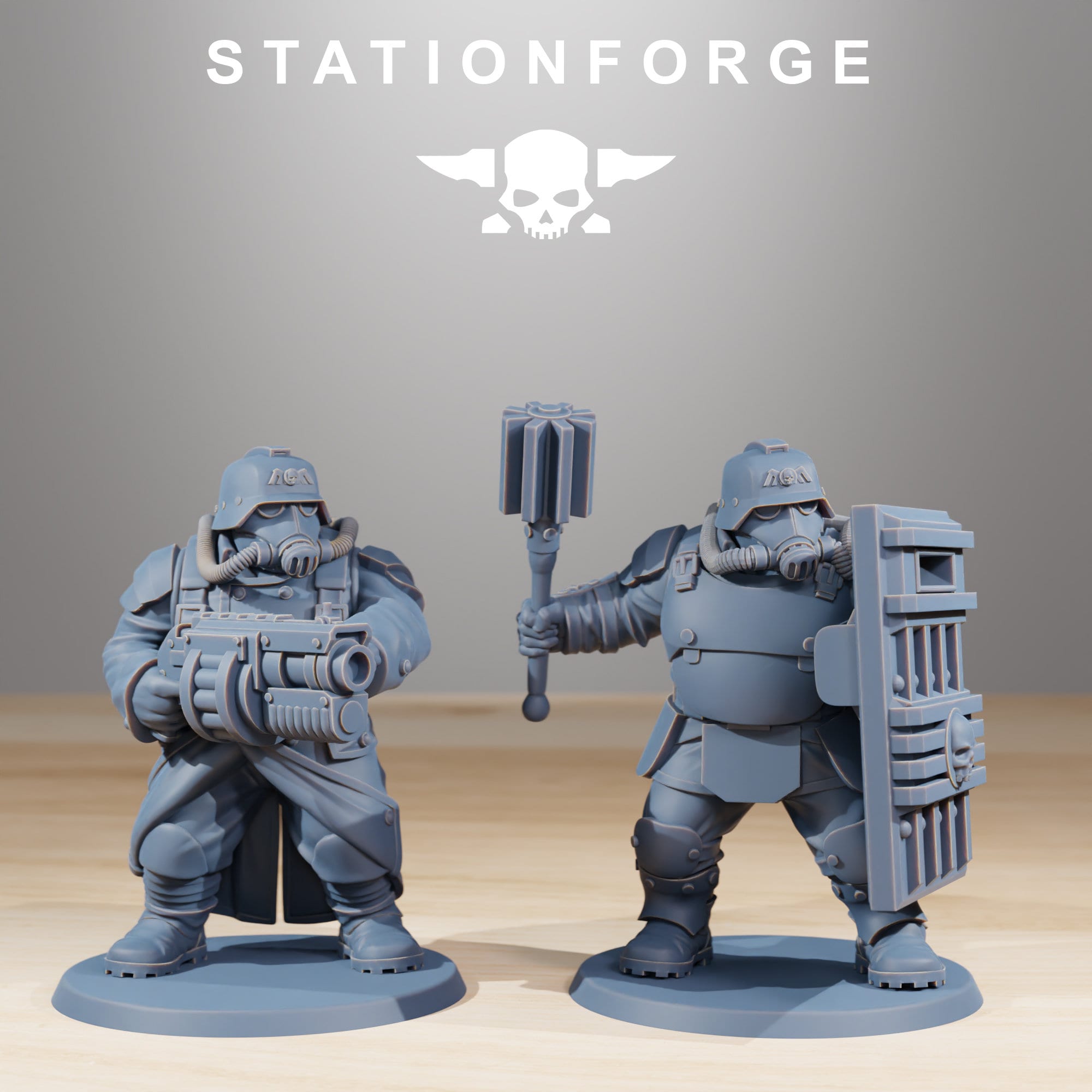 STL Bundle Tabletop Miniatures Grimdark Future 3D Print File Stls ...