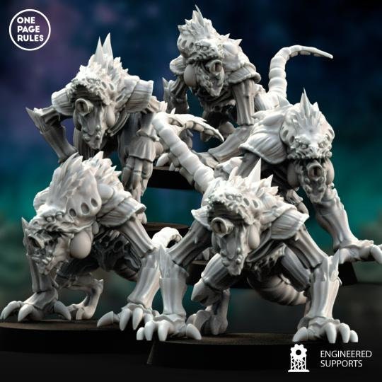 Tyrant Nids STL Bundle Tabletop Miniatures Grimdark Future 3D Print ...