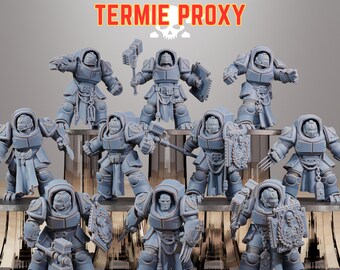 Tyrant Nids STL Bundle Tabletop Miniatures Grimdark Future 3D Print ...