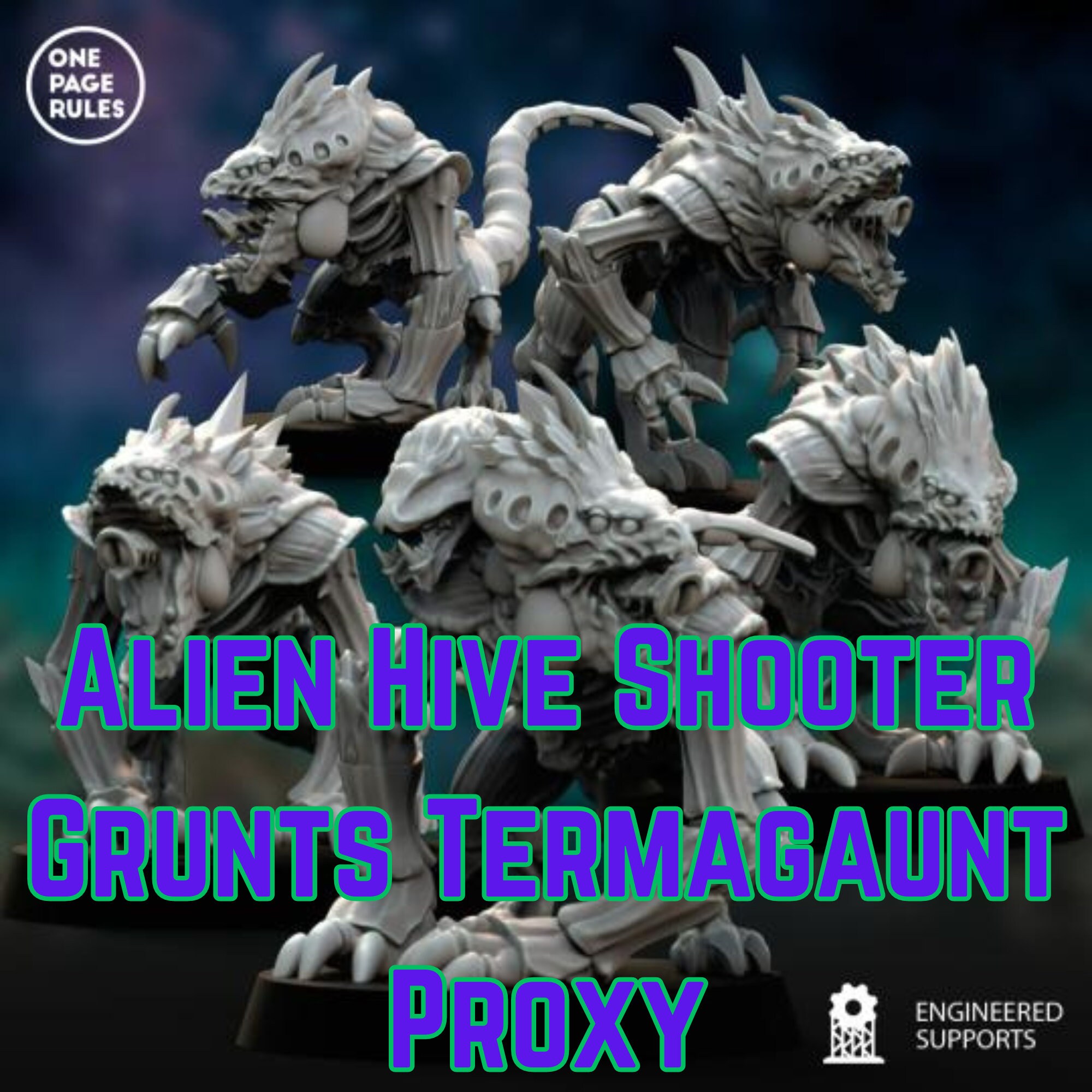 Tyrant Nids STL Bundle Tabletop Miniatures Grimdark Future 3D Print ...