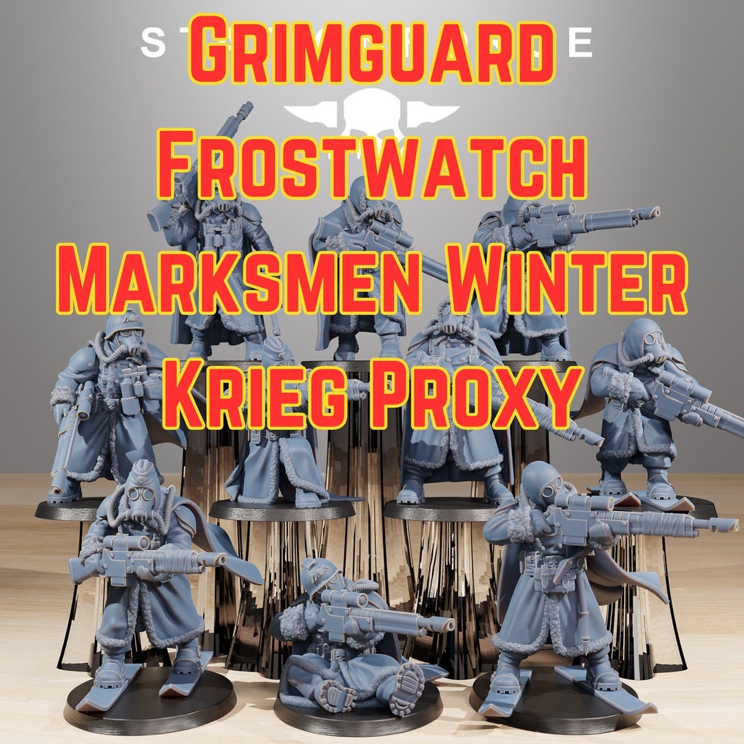 STL Bundle Tabletop Miniatures Grimdark Future 3D Print File Stls ...