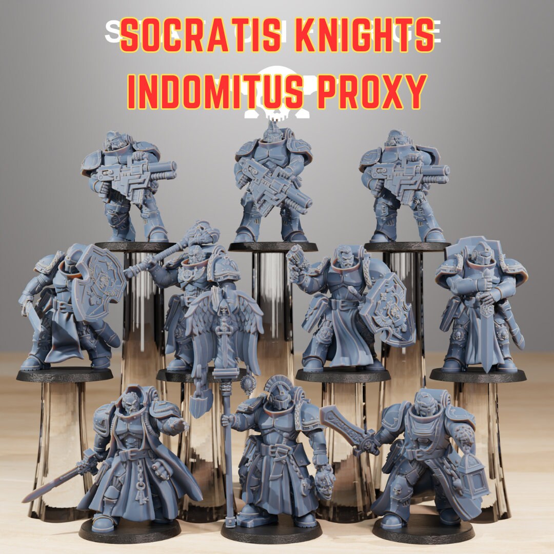 STL Bundle Tabletop Miniatures Grimdark Future 3D Print File Stls ...