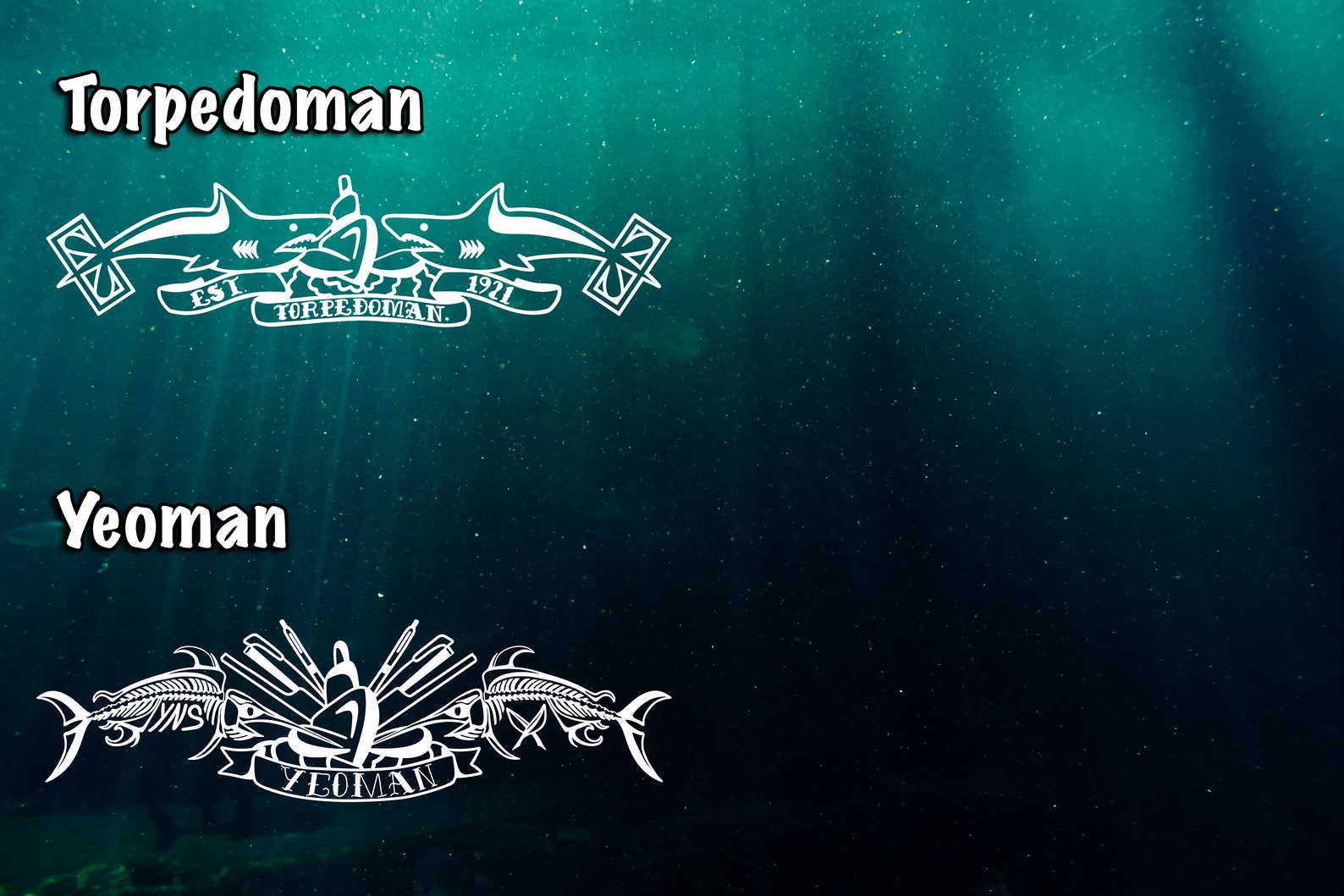 11.5" Custom Designed Navy Submarine Window Vinyl Decal, Gifts for Him ...