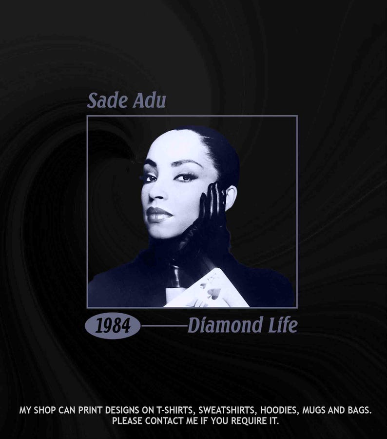 Sade Adu PNG, Sade Png Digital Download File Sublimation, Svg File, PNG ...
