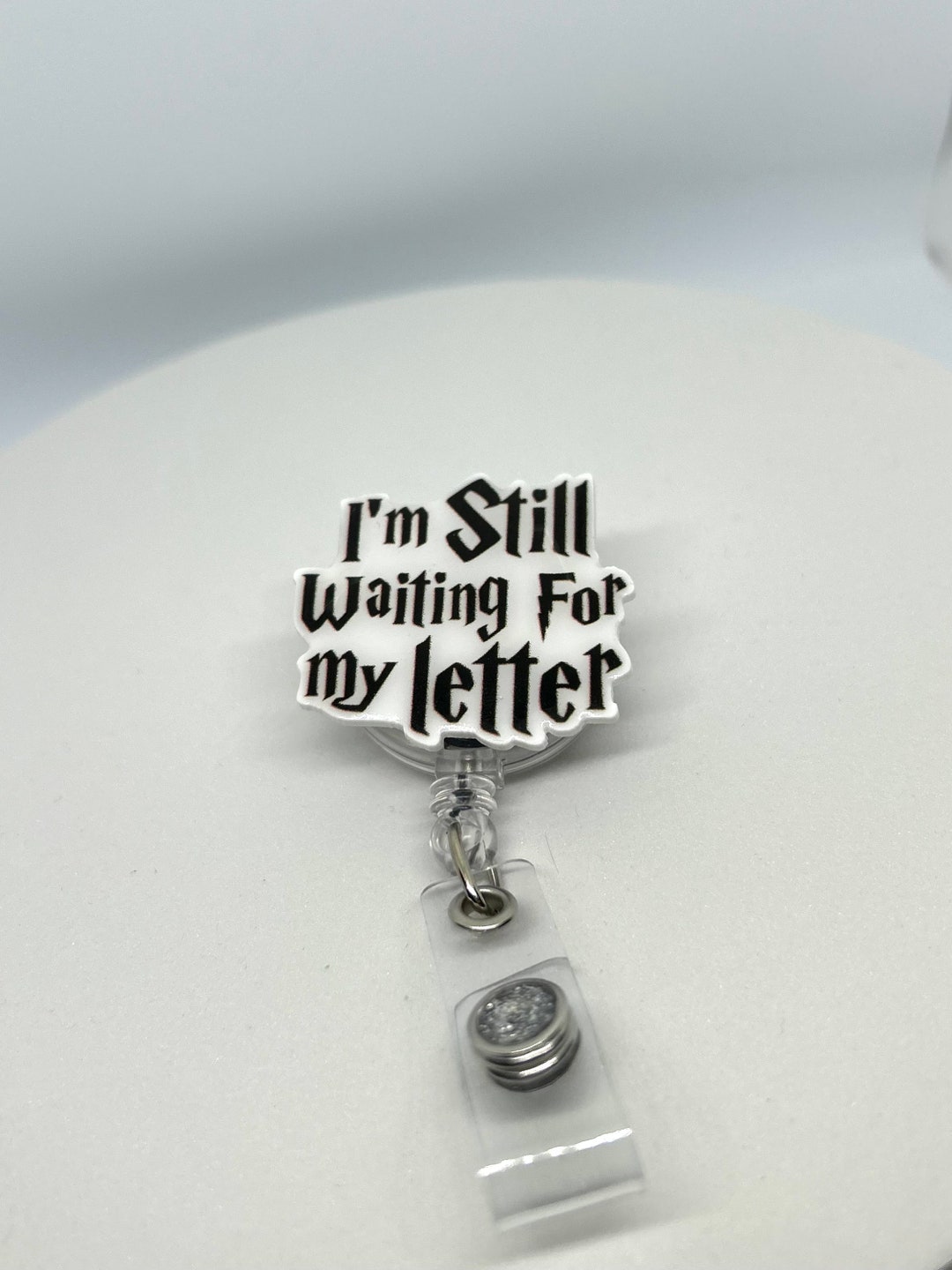 Hogwarts Letter Badge Reel - Etsy