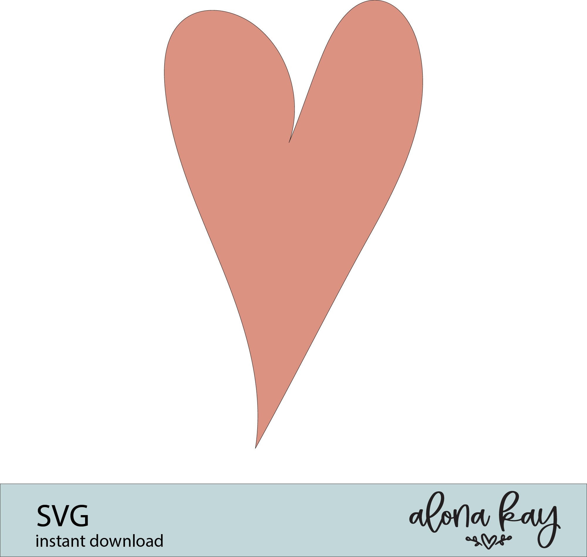 Heart, SVG, Heart SVG, Heart PNG, Pink Heart, Primitive Heart ...