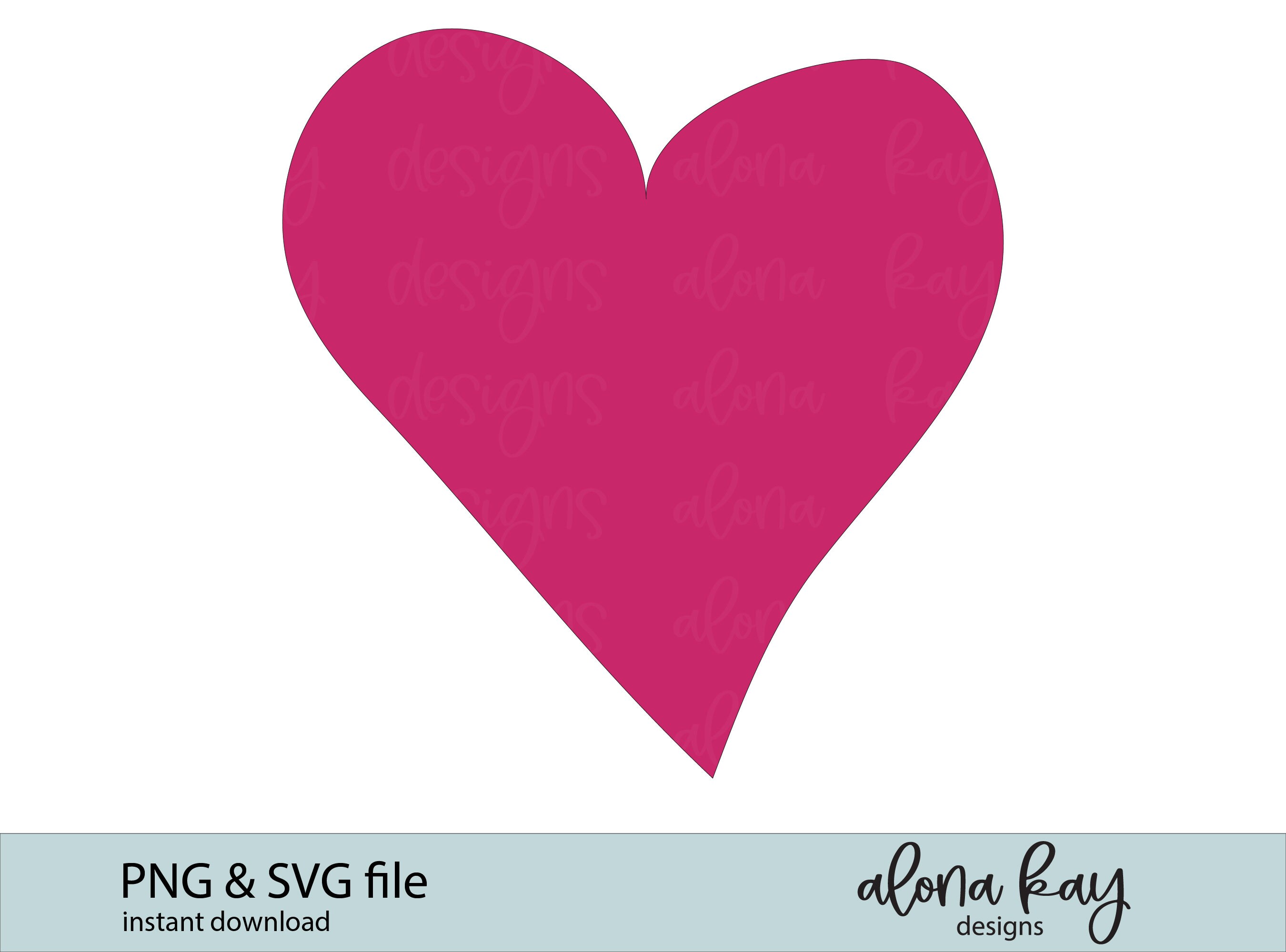 Heart, Heart SVG, Heart PNG, SVG, Pink Heart, Primitive Heart ...
