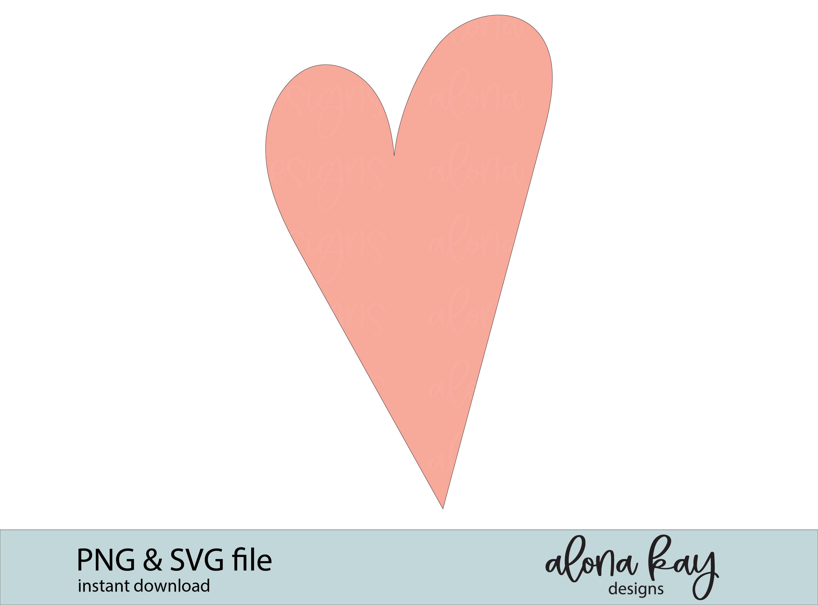 Heart, Heart SVG, Heart PNG, SVG, Pink Heart, Primitive Heart ...