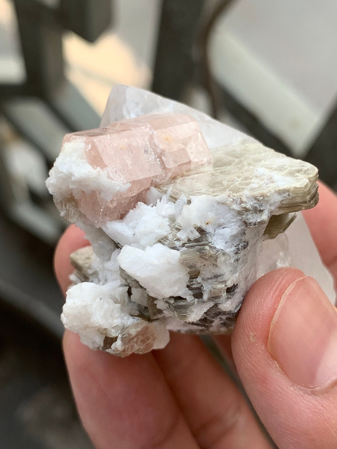 Apatite With Muscovites on Quartz - Etsy