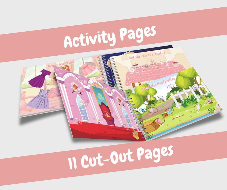 Princess Busy Book Printable, Kids Binder, Preschool Activities ...