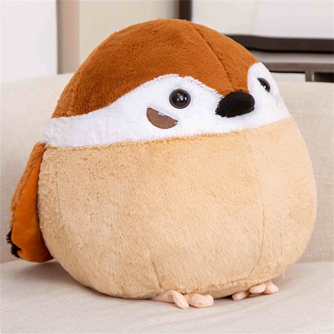 Crow Plushie Borb Raven Blackbird Stuffed Animal Bird - Etsy