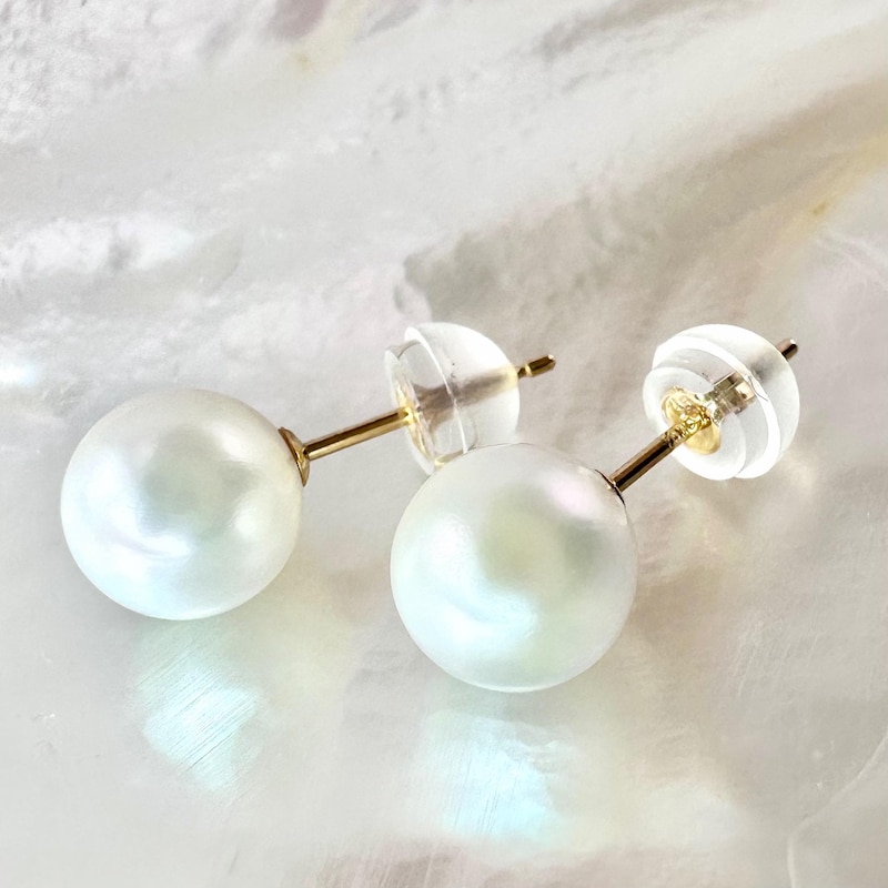 Pearl Stud Akoya 18k - Etsy