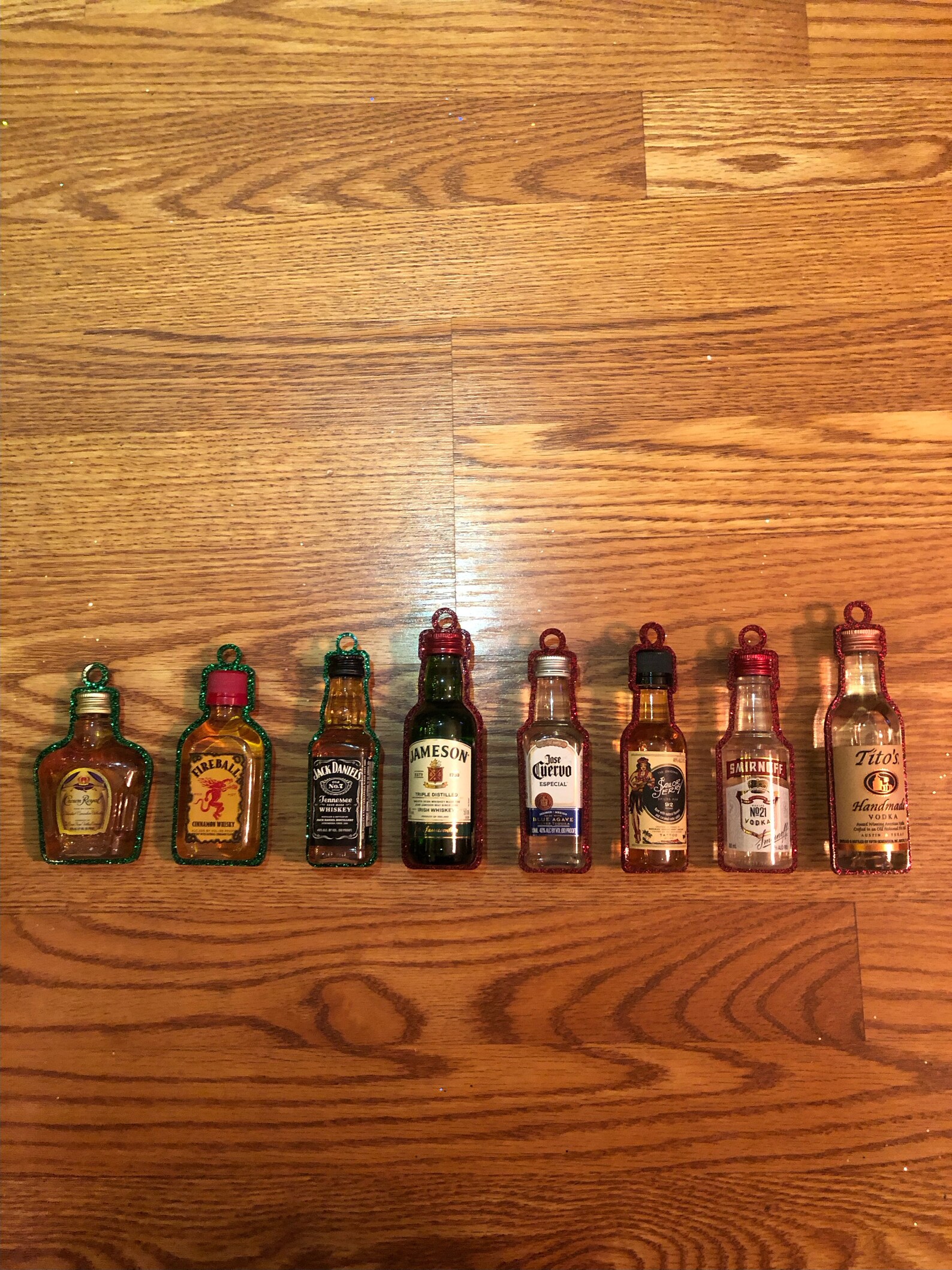 Mini Alcohol Bottle Ornaments - Etsy