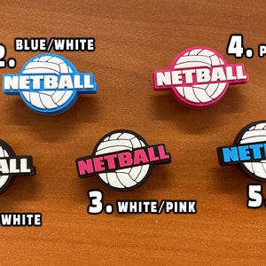 Netball Croc Charm - Etsy Australia