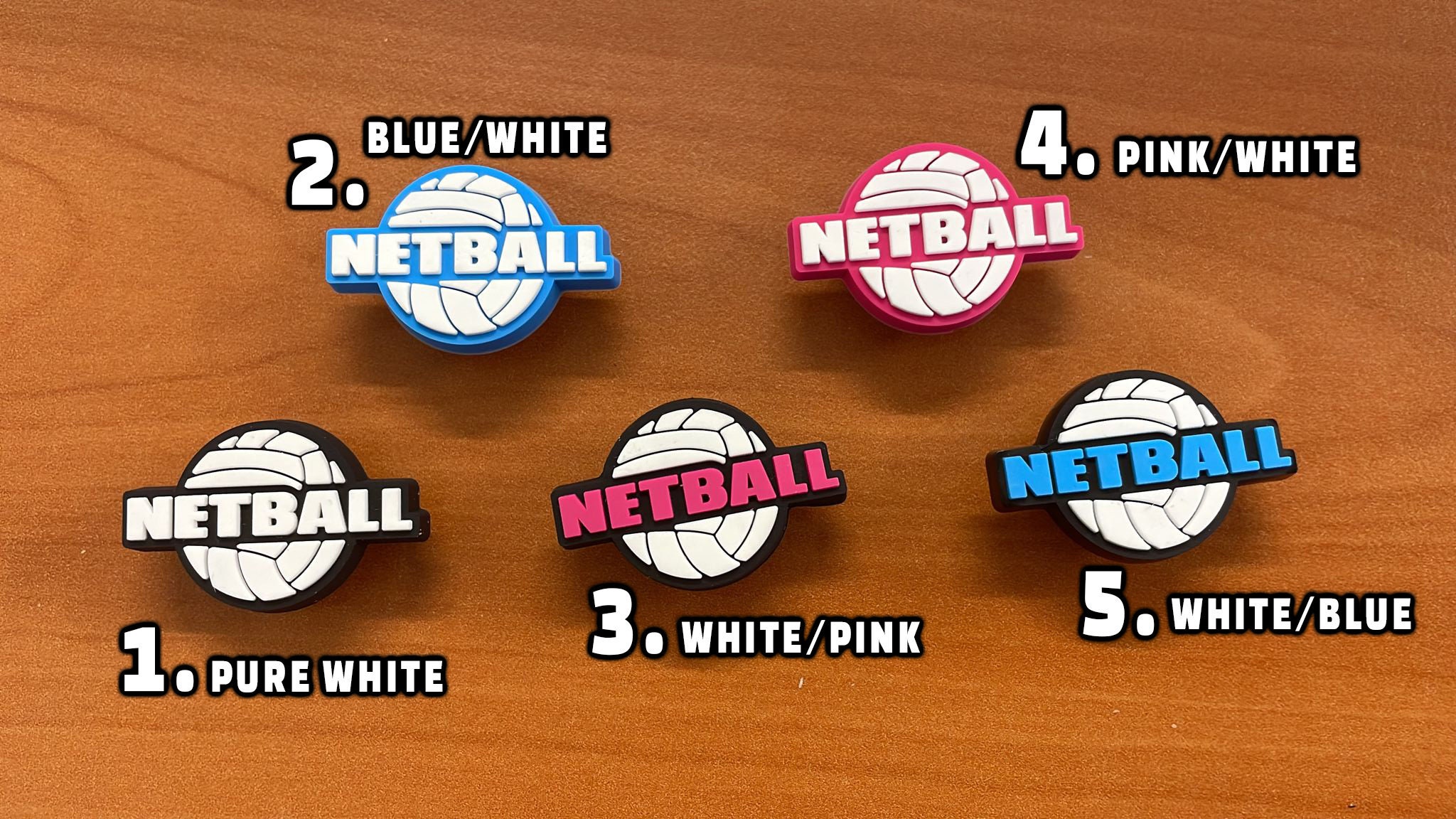 Netball Croc Charm - Etsy Australia