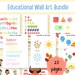Educational Wall Art Bundle, Toddler Educational Poster, Printable ...
