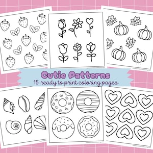 Cute Patterns Coloring Pages Printable Cozy Pattern Coloring Sheets ...