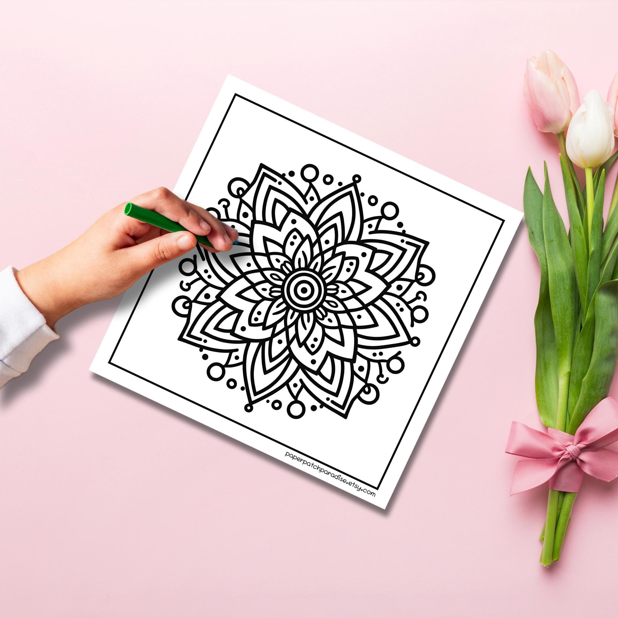Mandala Coloring Pages Printable Pattern Coloring Sheets Mindful Stress ...