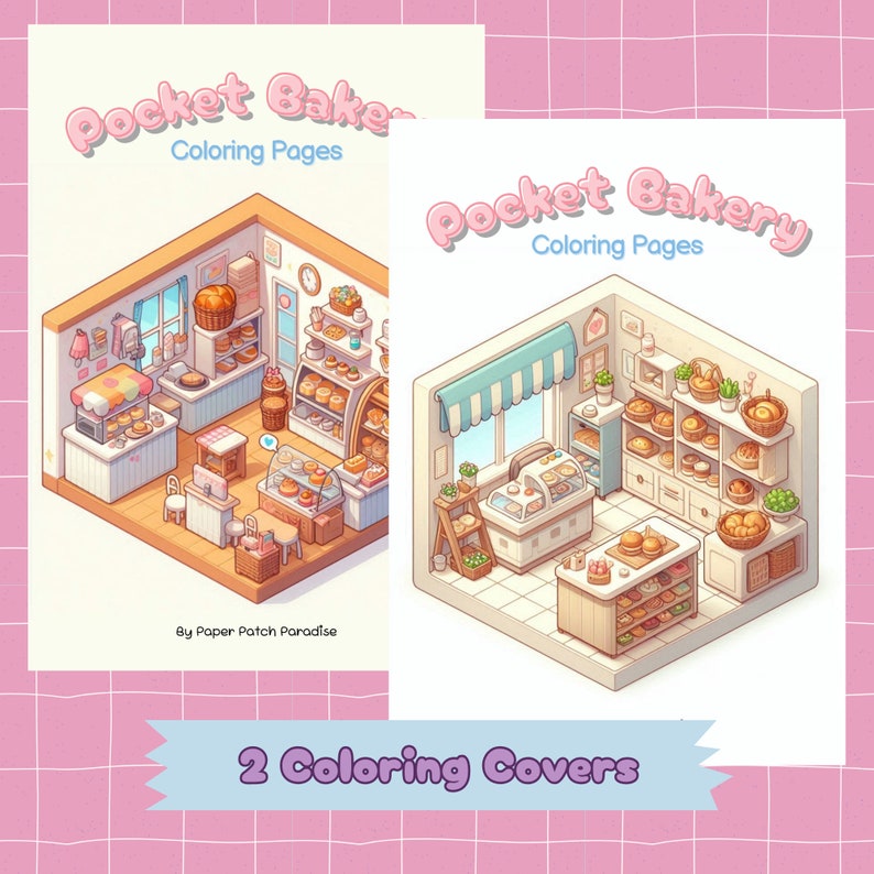 Bakery Shop Coloring Pages Printable Pocket Bakery Coloring Sheets ...