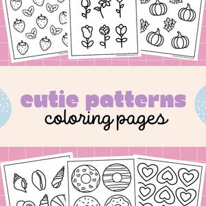 Cute Patterns Coloring Pages Printable Cozy Pattern Coloring Sheets ...