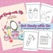 Bold and Easy Cosmetics Coloring Pages Printable Cute Make up Coloring ...