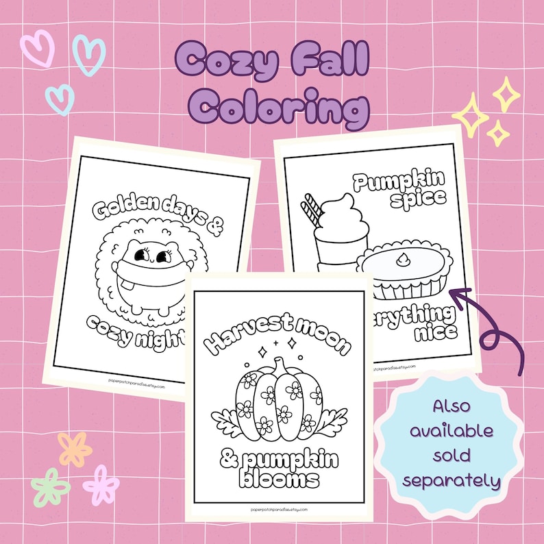 Cute Fall Coloring Pages Printable Pumpkin Patch Coloring Sheets Kids ...