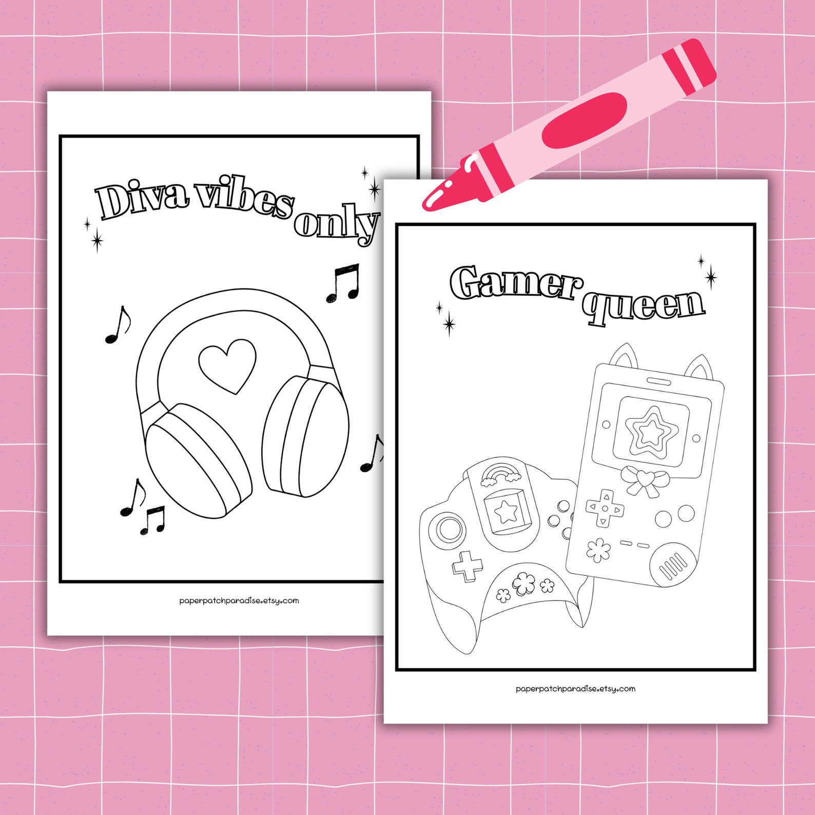Bold and Easy Girly Coloring Pages Printable Cute Teen Coloring Sheets ...