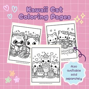 Kawaii Easter Coloring Pages Printable Easter Cute Bunny Coloring ...