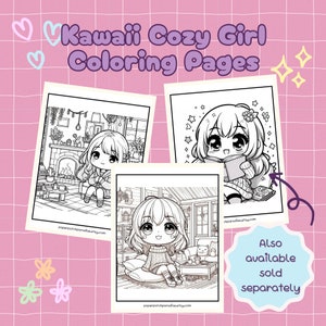 Summer Coloring Pages Printable Cute Girl Coloring Sheets Kawaii Beach ...