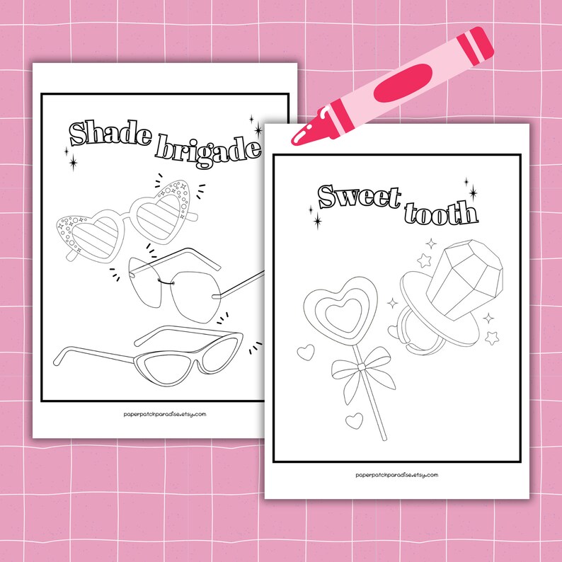 Bold and Easy Girly Coloring Pages Printable Cute Teen Coloring Sheets ...