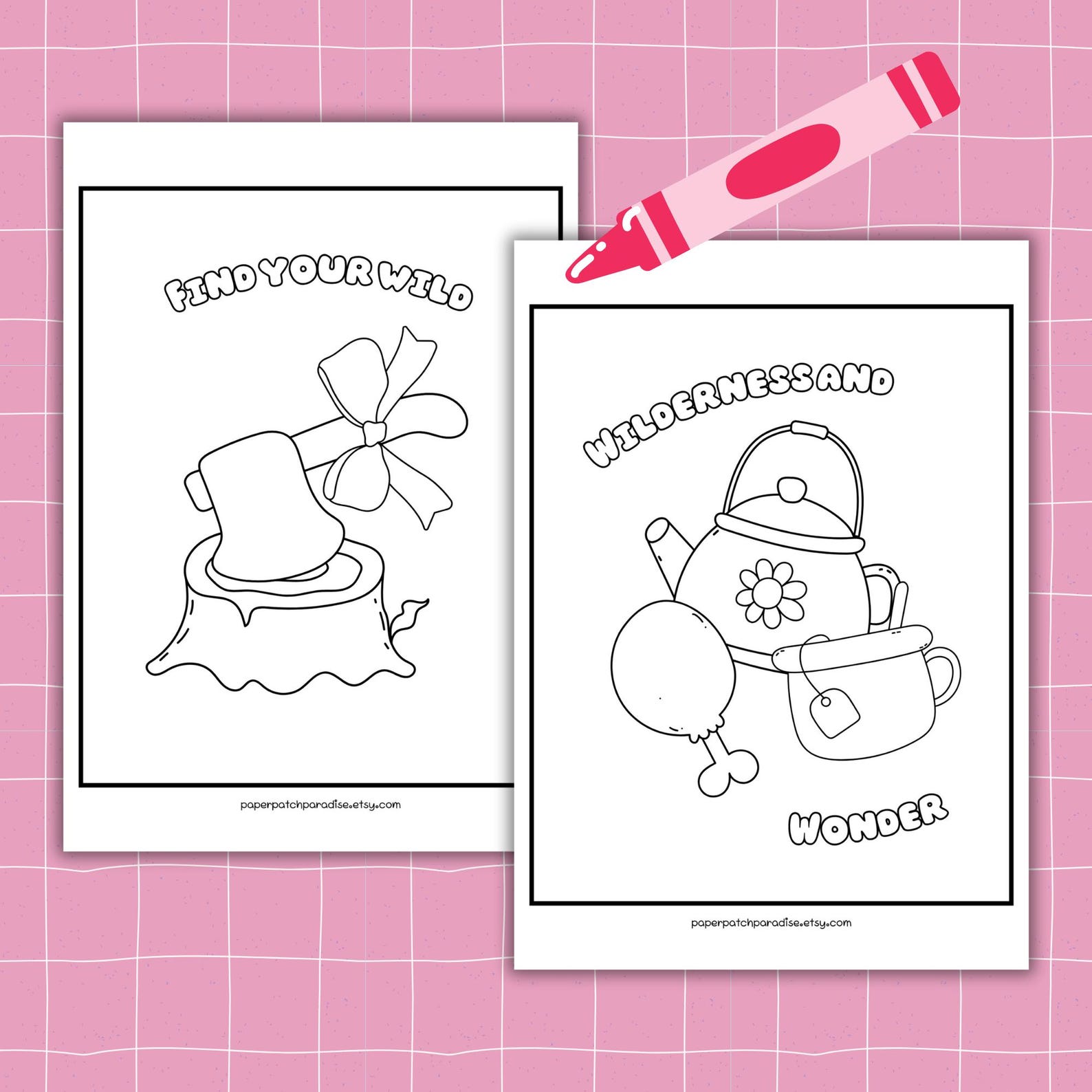 Cute Camping Coloring Pages Printable Bold Easy Coloring Sheets Nature ...