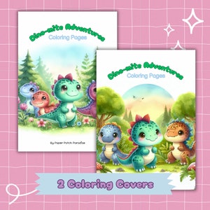 Kawaii Dinosaur Coloring Pages for Adults Printable Cute Dinosaur ...