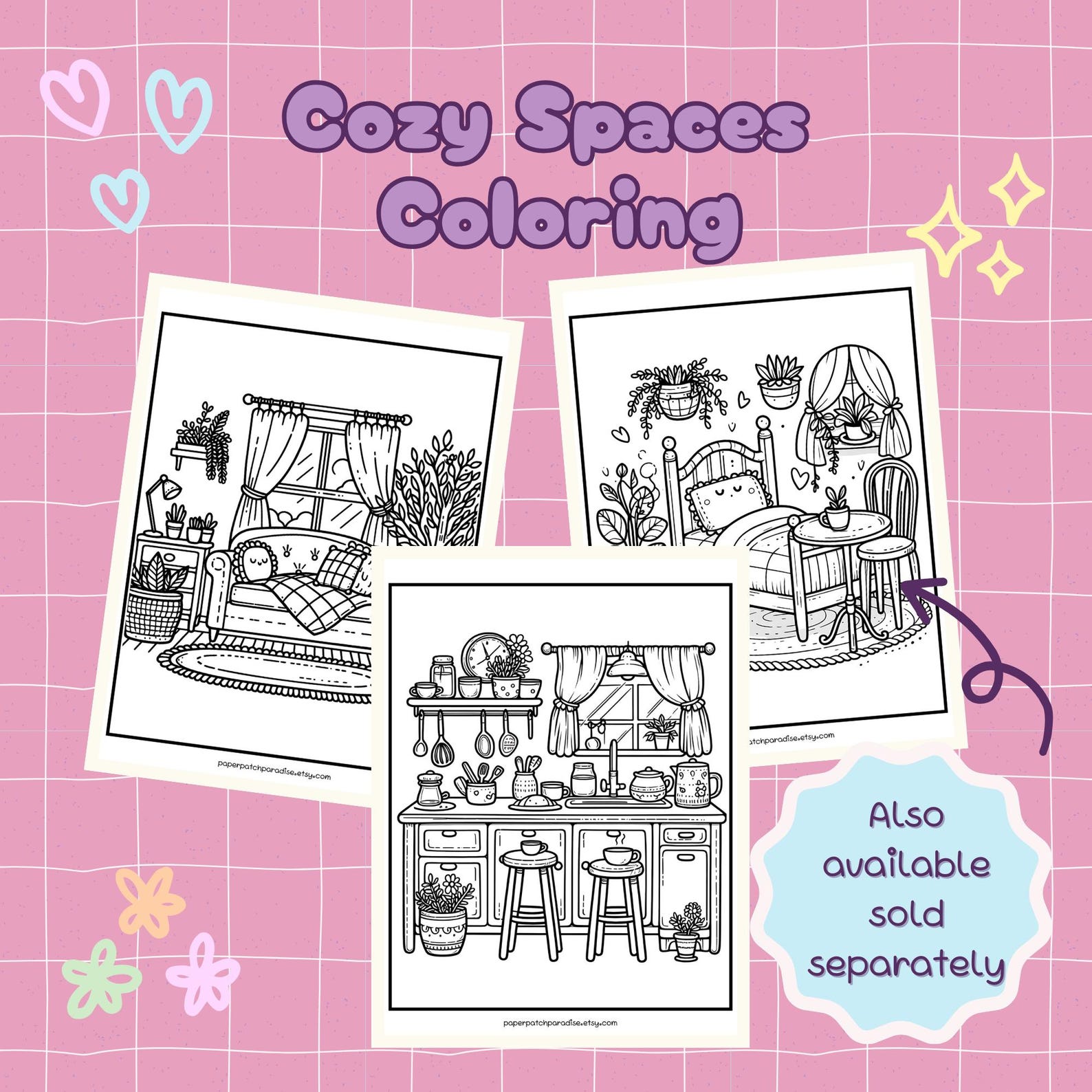 Cozy Kitchen Coloring Pages Printable Home Interior Coloring Sheets ...