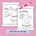 Bold and Easy Summer Coloring Pages Printable Cute Beach Coloring ...