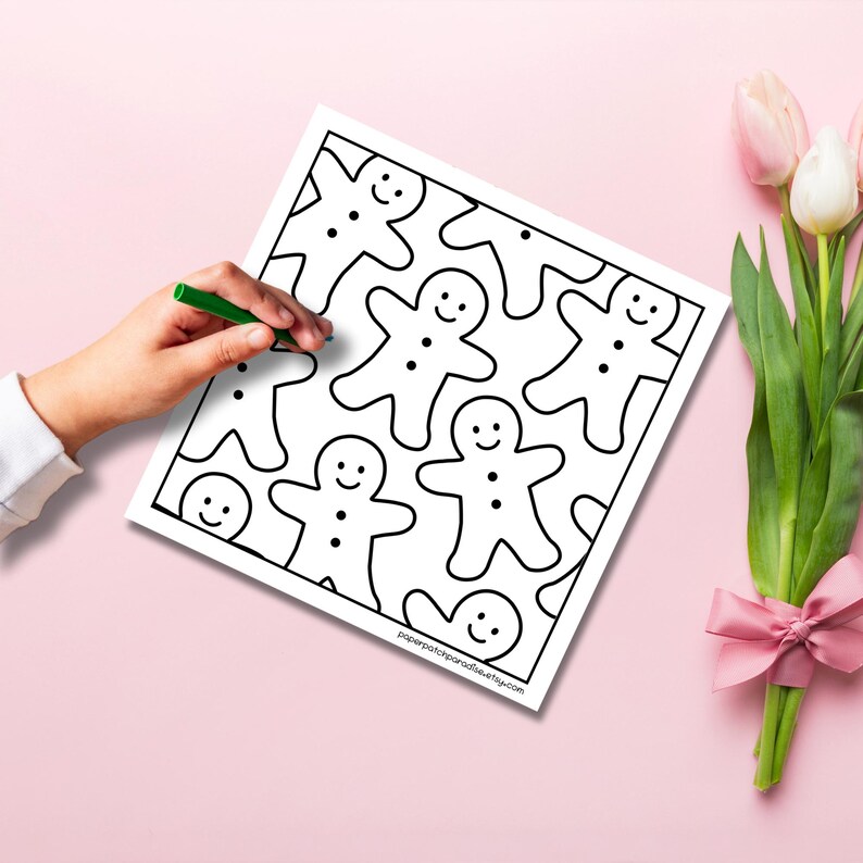 Christmas Patterns Coloring Pages Printable Bold Easy Coloring Sheets ...