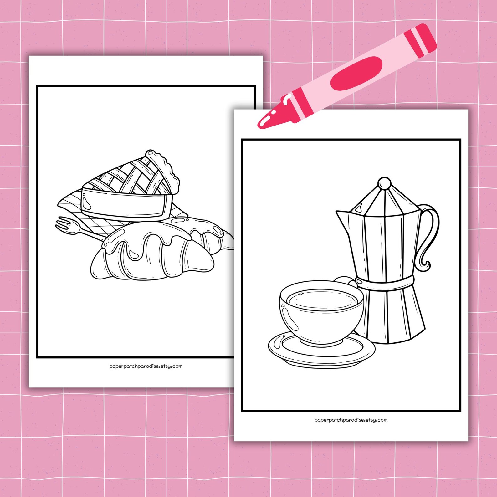 Bold and Easy Cute Cozy Coloring Pages Printable Stress Relief Coloring ...