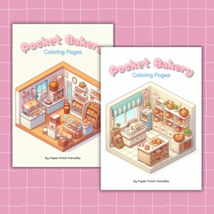 Bakery Shop Coloring Pages Printable Pocket Bakery Coloring Sheets Cute ...