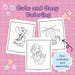 Bold and Easy Retro Christmas Coloring Pages Printable Cute Holiday ...