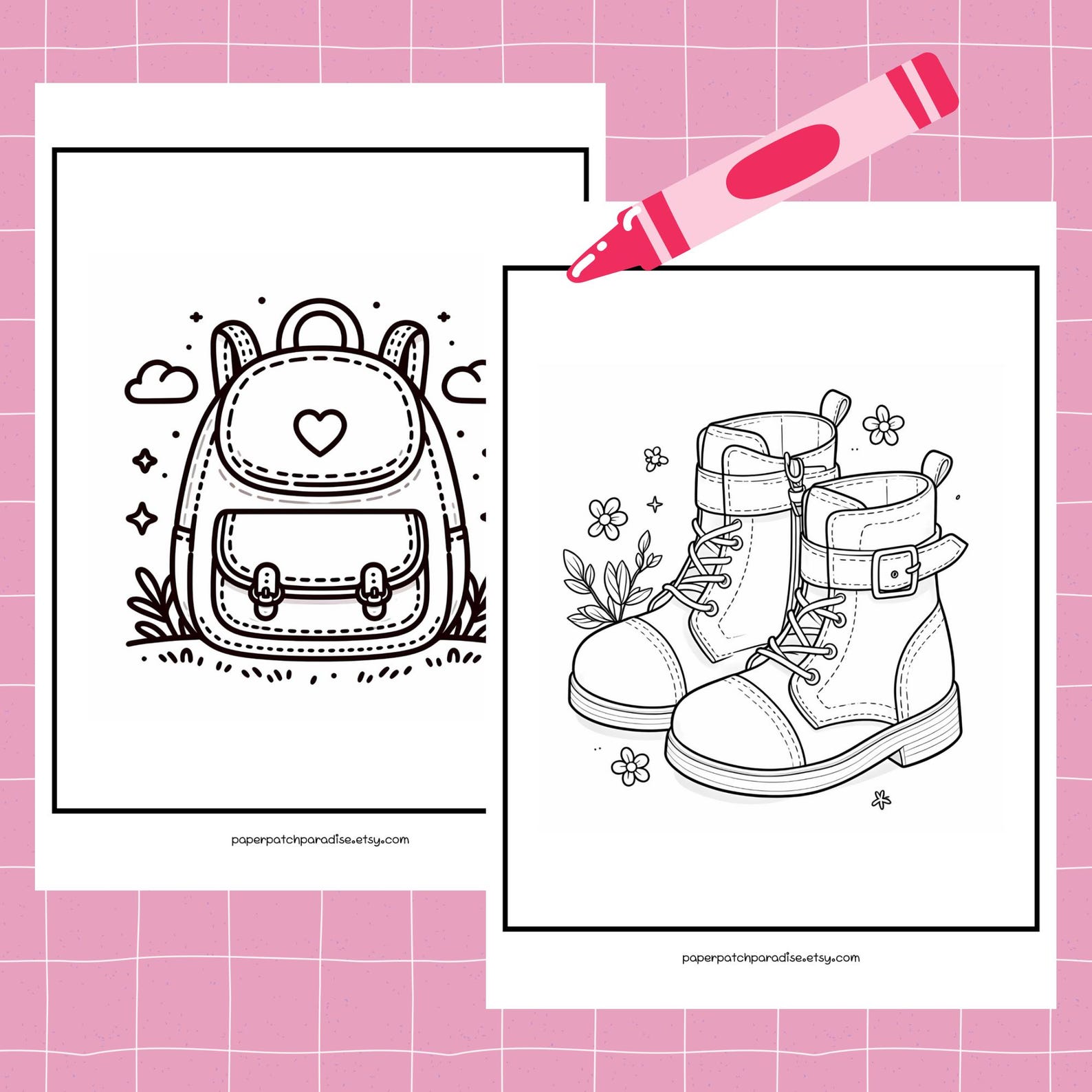 Cutie Fashion Coloring Pages Printable Coquette Girly Coloring Sheets ...