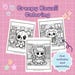 Cute Haunted House Coloring Pages Printable Spooky Ghost Coloring Book ...