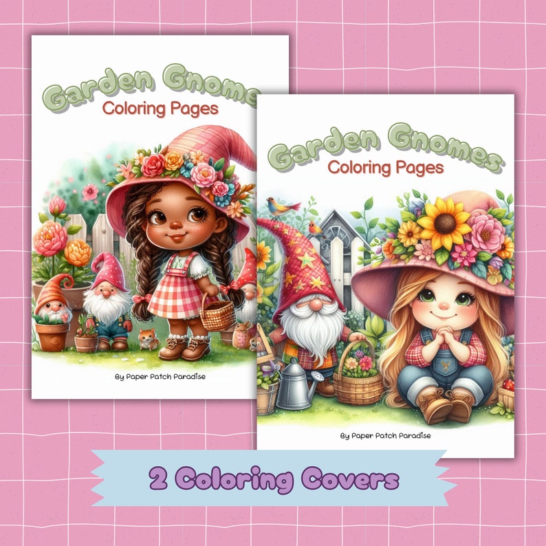 Garden Gnomes Coloring Pages Printable Enchanted Gnome Girl Coloring ...
