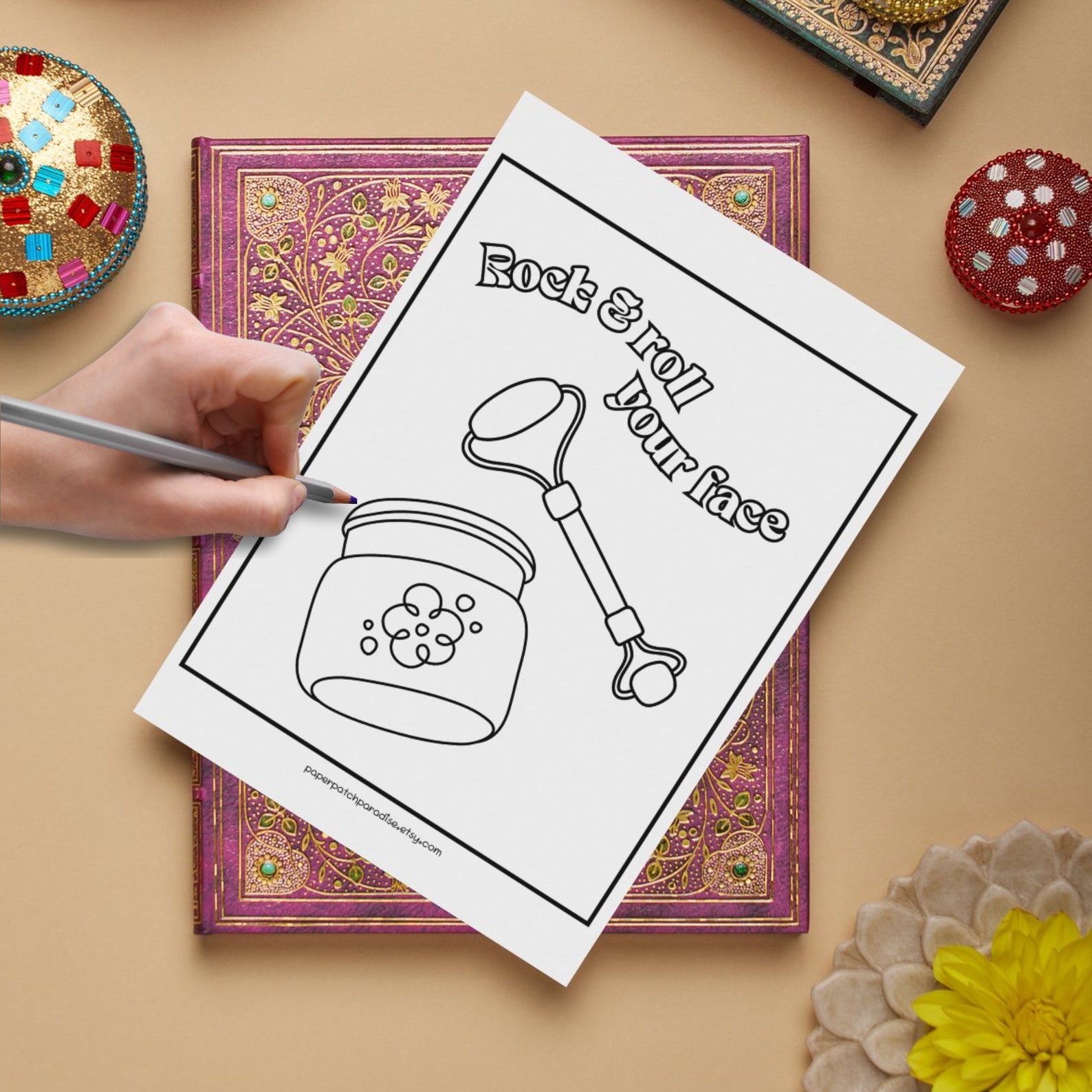 Bold and Easy Cosmetics Coloring Pages Printable Cute Make up Coloring ...