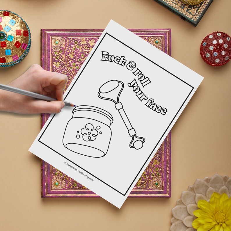 Bold and Easy Cosmetics Coloring Pages Printable Cute Make up Coloring ...