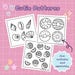 Bold and Easy Cute Cozy Coloring Pages Printable Stress Relief Coloring ...