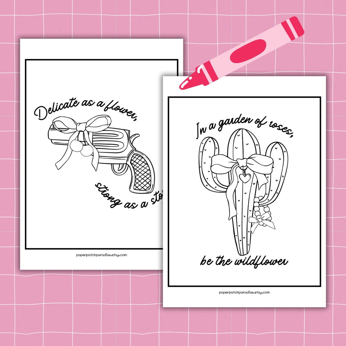 Bold and Easy Soft Girl Era Coloring Pages Printable Cute Coquette ...