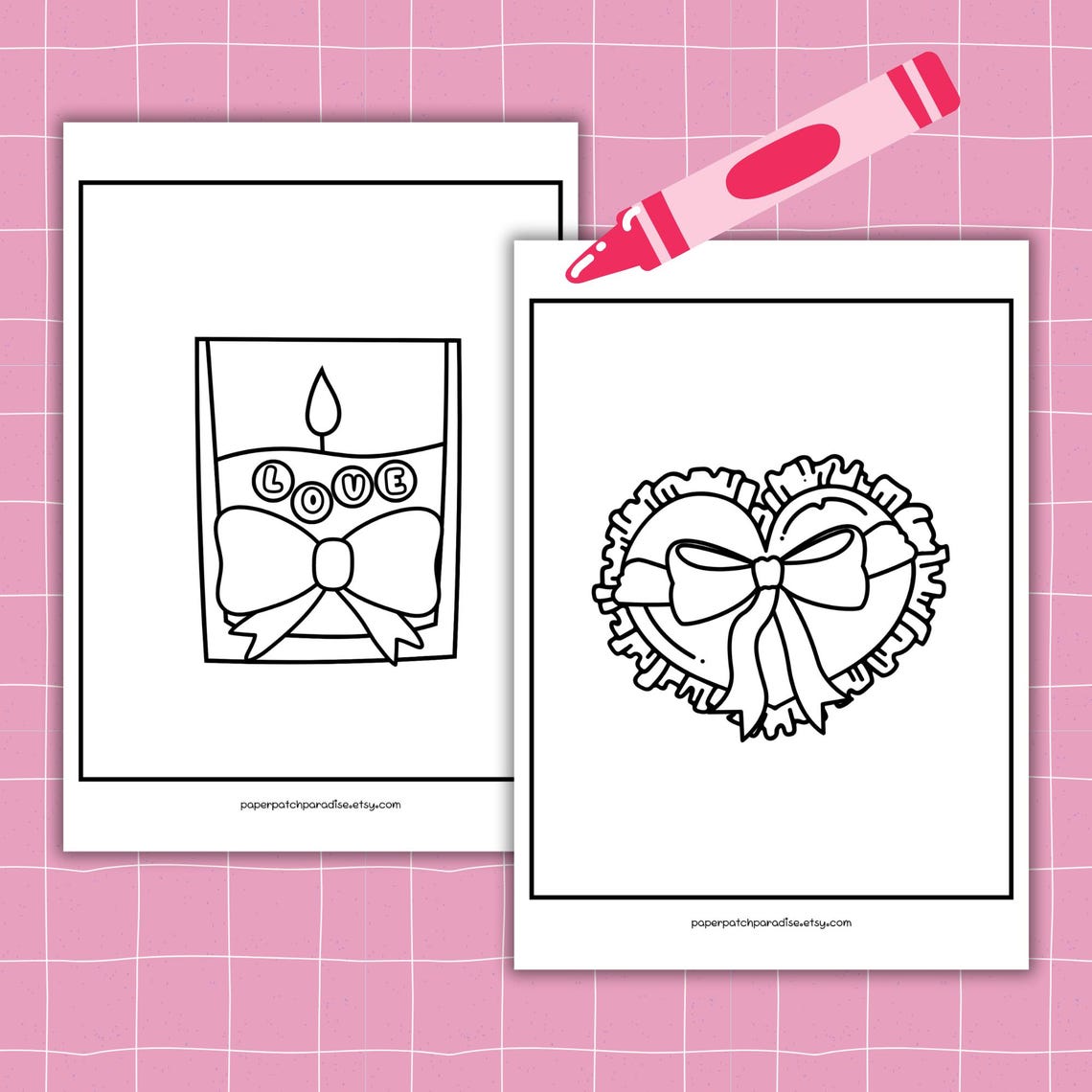 Cozy Coquette Coloring Pages Printable Cute Girly Coloring Sheets Bold ...