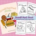 Bold and Easy Food and Drink Coloring Pages Printable Kawaii Sweets ...