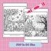Enchanted Garden Coloring Pages Printable Grayscale Coloring Sheets ...